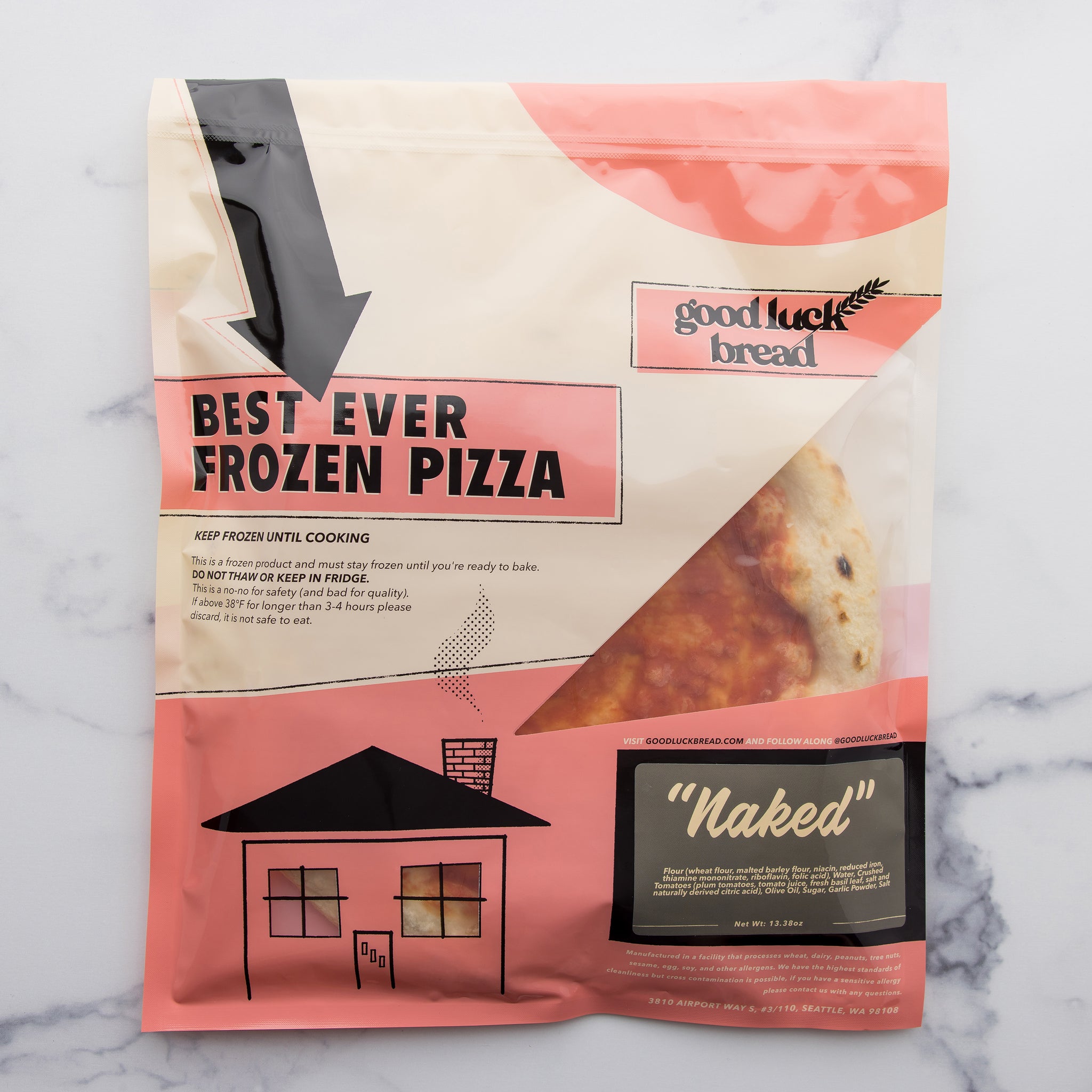 Best Ever Frozen Pizza – Good Luck Bread